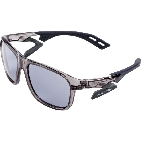 エアフライ Airfly AF-402 C-2 マルチパーパス クリアアッシュ/ライトグレーレンズ サングラス サイドパッド 鼻パッドなし アイウエア 熱中症対策 ジョギング 軽量  AF402C2　世界初、世界特許取得の鼻パッドがないスポ...