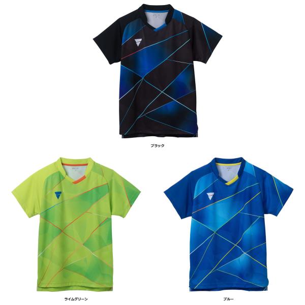 ヴィクタス VICTAS ゲームシャツ V-GS260 ユニセックス トップス ユニフォーム JTTA公認 吸汗速乾 昇華プリント 部活 クラブ サークル チーム 試合 練習 トレーニング  512211　卓球　肌触りがよく吸汗速乾性に優れ...