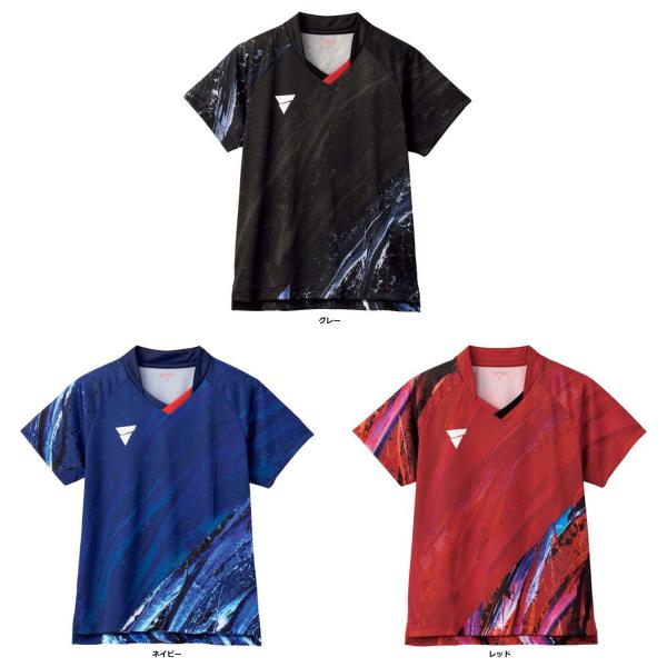 ヴィクタス VICTAS V-NLGS408 ゲームシャツ トップス 吸汗速乾 部活 トレーニング 練習 試合 大会 メンズ レディース  512404　卓球 爆買