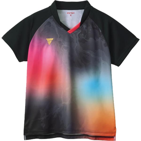 ヴィクタス VICTAS ゲームシャツ V-LGS602 レディース トップス ユニフォーム JTTA公認 吸汗速乾 部活 クラブ チーム 試合 トレーニング 2026年度全日本選手権  512602　卓球　VICTASアドバイザリースタッ...