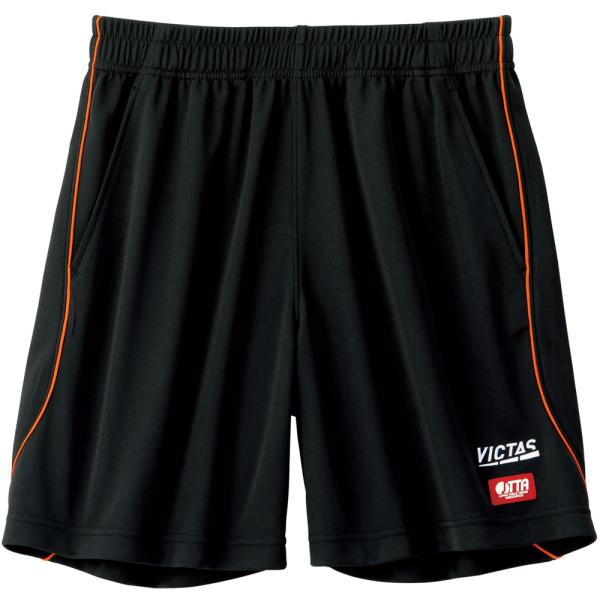 ヴィクタス VICTAS サイドパイピングゲームパンツ SIDE PIPING GP ゲームパンツ 吸汗速乾  622111 1020　卓球　サイドから後ろに流れるカラーパイピングで、バックシルエットをすっきり見せます。ネイビーは前後のカラ...