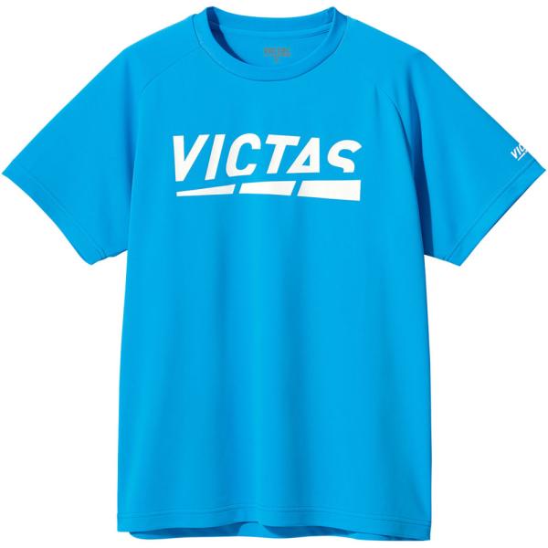 ヴィクタス VICTAS プレイ ロゴ ティー PLAY LOGO TEE プラクティスシャツ Tシャツ メンズ レディース 吸汗速乾 抗菌 防臭  632101 5100　卓球　日々の練習で活躍するプラクティスシャツです。吸汗速乾性に優れ...