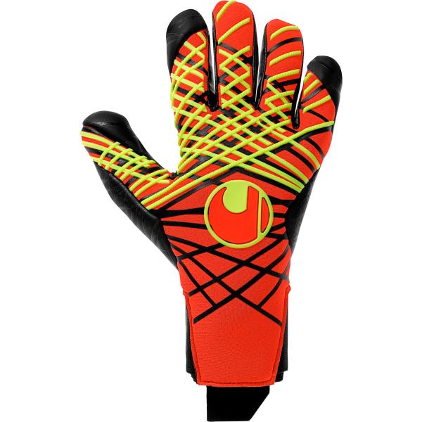 ウールシュポルト uhlsport ファイアエディション ウルトラグリップ ハーフネガティブ  101132801　サッカー　戦略的に配置された[ハイグリップライン]により、さらに信頼性の高いグリップ力が得られ、最高のキャッチングをサポート...