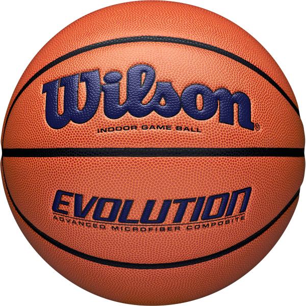 ウイルソン Wilson EVOLUTION BASKETBALL ORNA 7 0595XB0702　バスケット　米国の NFHS( 全国高等学校連盟 ) に承認された、全米中の高校で使用されているゲームボール。比類のないソフトな感触のコ...