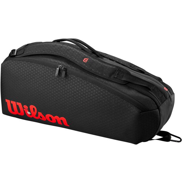 ウイルソン Wilson CLASH V3 6PK RACQUET BAG BLACK/INFRARED WR80381010　テニス　WILSON バッグのシグネチャーシリーズ・ SUPER TOUR がアップデート。 CLASH コレク...