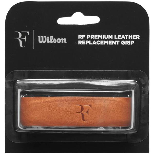 ウイルソン Wilson RF LEATHER REPL GRIP WR84443010　テニス　こだわり派が愛し続けるプレミアムレザーグリップ。 RF ロゴの刻印入り。   爆買