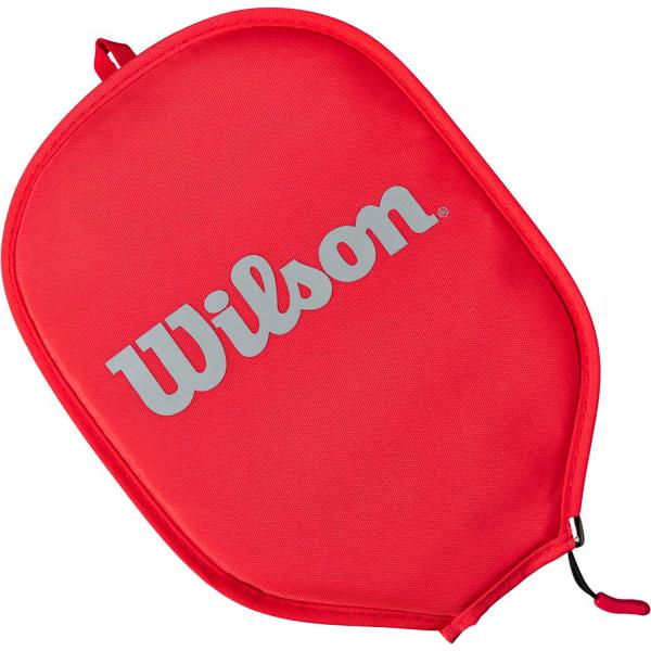 ウイルソン Wilson PICKLEBALL COVER RED/GRAY WR89056010　パドルを 1 本収納できるカバー。  爆買