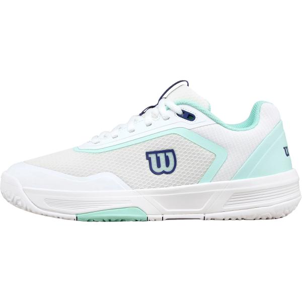 ウイルソン Wilson COURTGLIDE OMNI W WHITE/B WRS340140U　テニス　COURTGLIDE は、快適性を最優先に設計されたエントリープレーヤー向けモデル。あらゆるサーフェスで安定性、高反発なクッション性...