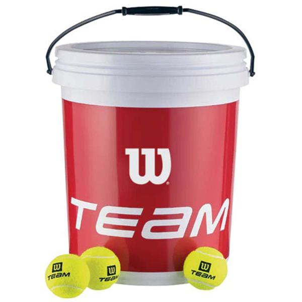 ウイルソン Wilson テニス ノンプレッシャーボール  72 球 専用バケツ入り   WRT131200　テニス　練習用のボールです。バケツは、ちょっと休憩できる椅子に早変わり。  爆買