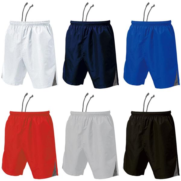 ウンドウ wundou アクティブ ハーフパンツ ボーイズ ガールズ ジュニア 部活 チームウェア サイドポケット サイドスリット 練習 トレーニング ボトムス キッズ 子供  P1780J　テニス　切り返しのかっこいいデザインハーフパンツ。