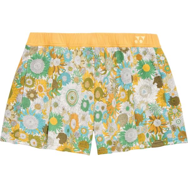 ヨネックス YONEX ウィメンズショートパンツ  25127　テニス　吸汗速乾テクノロジー搭載。まとわりつく不快な汗も素早く吸収して乾かし、衣服内はドライで快適な状態がキープされます。※プリント生地の都合上、柄の見え方が異なる場合があります。