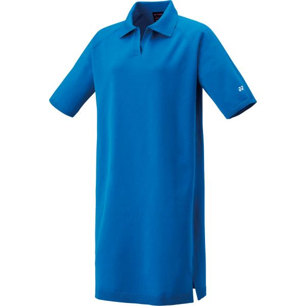 ヨネックス YONEX ウィメンズセーター   ワンピース   37005Y　テニス　シンプルなデザインの襟付きワンピース。ポケットなしタイプ。 UV カットテクノロジー搭載。太陽光を効果的に遮断し、肌に有害な紫線をカットします。