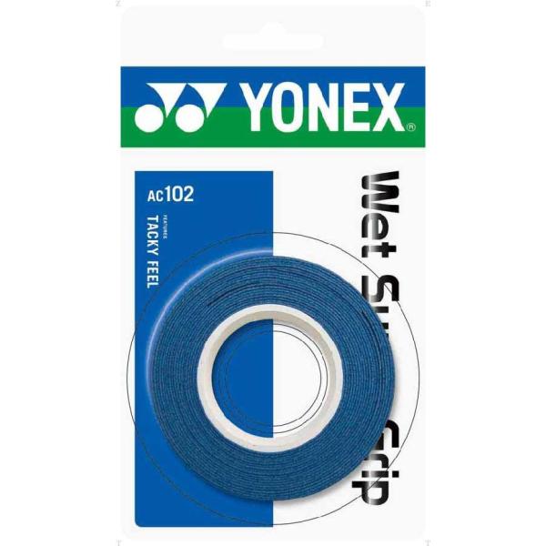 ヨネックス YONEX ウェットスーパーグリップ 3本入 グリップテープ ぐりっぷ ウェット 吸汗 アクセサリー  AC102　テニス　ウエット感に優れるロングセラーモデル。