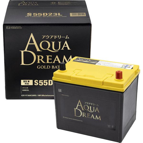 『AQUA DREAM GOLD BATTERY』は、環境に考慮した工法で高性能を長く維持できるバッテリーです。