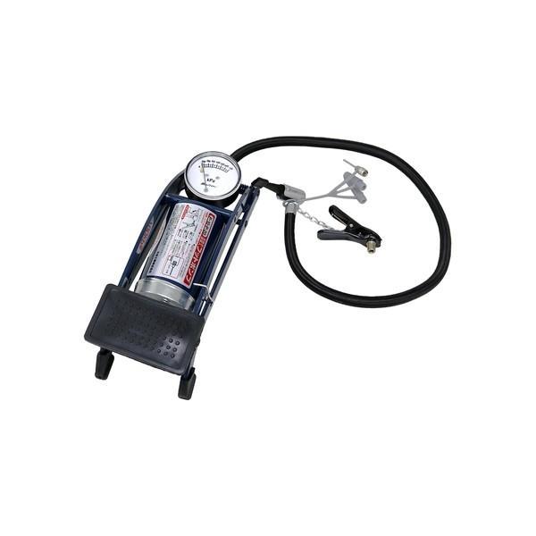 車用空気入れ フットポンプ 足踏み式 シングルシリンダーお取り寄せ