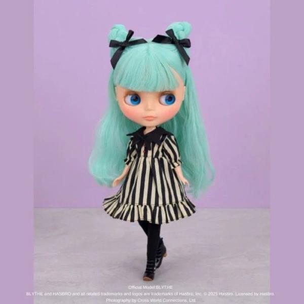 no.5979451・[1/6Doll・ネオブライス用] JM Dear Darling fashion for dolls「つけ襟付きワンピース コウモリ」・サイズ：ネオブライス・セット内容：ワンピース、つけ襟※セット内容以外のドール、小...