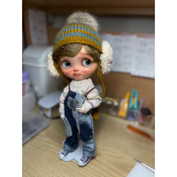 【発売日：2026年03月12日】B1720001・[カスタムブライス・ネオ]  monuchika doll「カスタムブライス」〇ベースドール：ビジューブリリアント〇ヘア：ウィッグ〇ボディー:ピュアニーモフレクションS/男の子(ホワイト)...