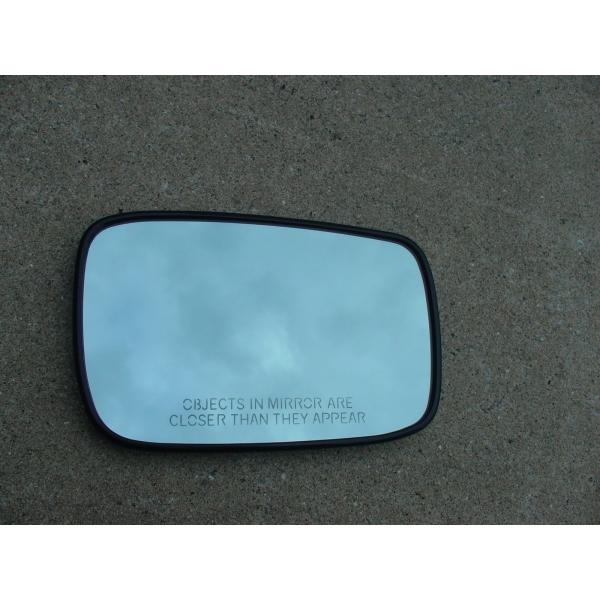 HONDA KB1 ホンダ レジェンドUSA 右 ドアミラーレンズ北米仕様 ACURA RL 純正パーツ右側のドアミラーガラス。「OBJECTS IN MIRROR ARE CLOSER THAN THAY APPEAR」文字入り。 ブルー...