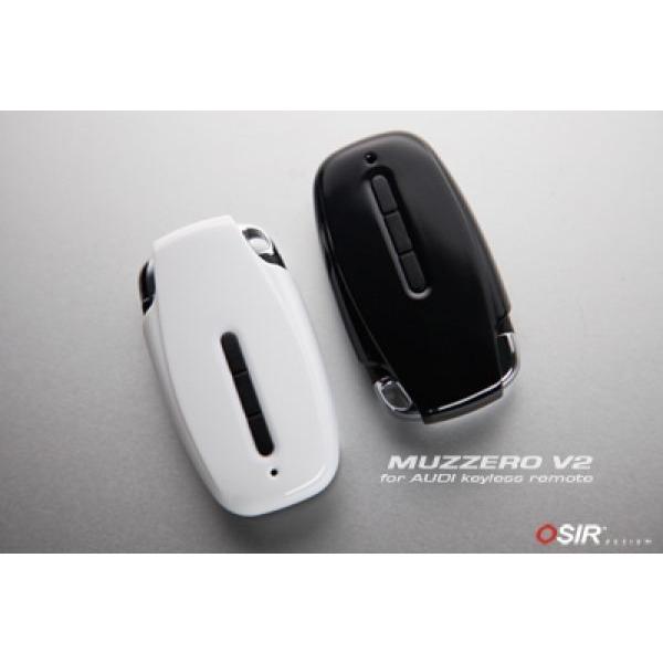 アウディ(AUDI)の純正キーに取付ける、リモコンキーカバー (Muzzero V2)です。 カラーは、1.グロスホワイト　2.グロスレッド(タイプBは設定がありません)　3.ピアノブラックの3タイプです。 材質はプラスチック製です。 ※表...