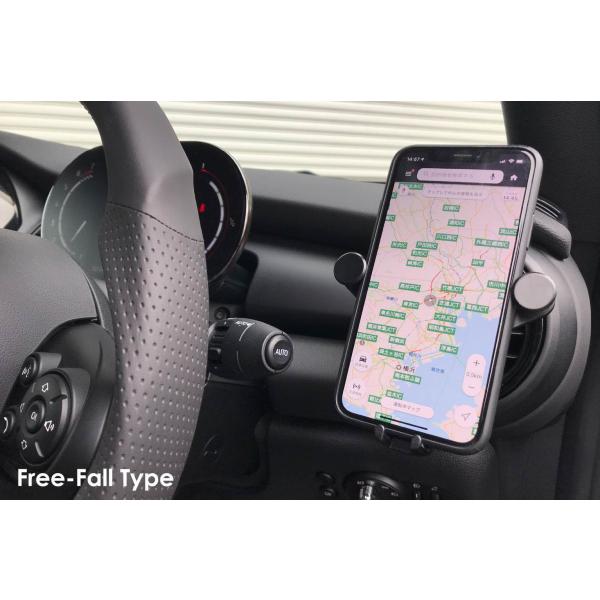 【発売日：2021年01月20日】スマートホンホルダー(Smartphone Holder/CS-SPH-001)です。 丸型エアコン吹き出し口に対応したスマートフォン ホルダーです。 こちらは、Free-Fall Typeで、片手でスマホ...