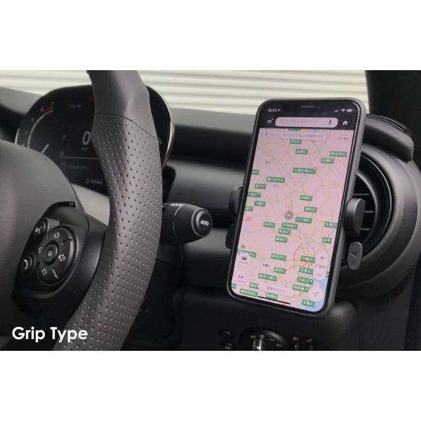 【発売日：2021年01月20日】スマートホンホルダー(Smartphone Holder/CS-SPH-001)です。 丸型エアコン吹き出し口に対応したスマートフォン ホルダーです。 こちらは、Grip Typeで、ワンプッシュボタンで固...