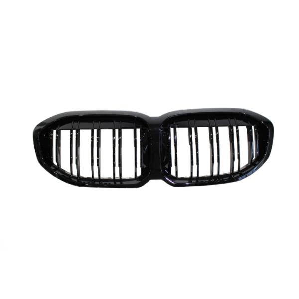 ＢＭＷ のフロントグリルの１セット(2pcs)です。 適合車種は、・BMW F40（1シリーズ） ※エアフラップ非装備車用です。 本体カラーは、M Parformanceを彷彿させるオールグロスブラックメタリックになります。 こちらは、AB...