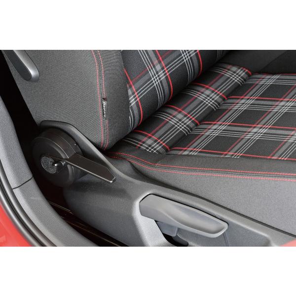 VW用 シートアングルアジャスターの(CO-VSA-02R/L・Type-B)です。 こちらは、シートリクライニングのダイヤル操作をレバー操作に変更し、 より使いやすくすることができる製品です。 純正のリクライニングダイヤルに被せて固定する...