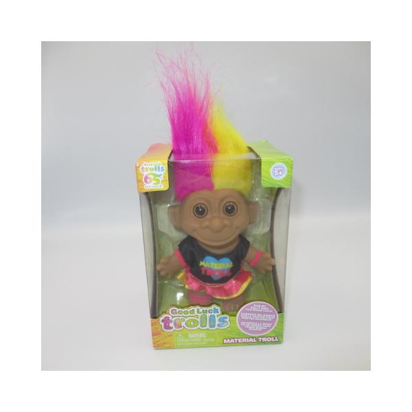 ＜商品説明＞【サイズ】　約２２センチ【商品説明】可愛いグッドラックトロールです！可愛いコスチュームを着ています！※こちらの商品は海外での買いつけ商品になっております。ビンテージ商品ですので、汚れ等がある場合がございます。そちらをご納得のうえ...