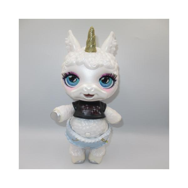 ＜商品説明＞【サイズ】　約28センチ【商品説明】可愛いユニコーンサプライズです。付属のものはなくなっていてありません。ディスプレイにもインパクトがあって可愛いお人形です★中古になりますので多少の傷みや汚れがあります。※こちらの商品は海外での...