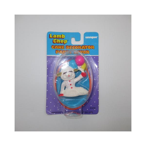 ＜商品説明＞【サイズ】　約６．５センチ【商品説明】1993年のLAMBCHOPのケーキのデコレーションです★箱から出ていないので、そのままのディスプレイできます！状態はとてもよいです！中古になりますので多少の傷みや汚れがあります。※こちらの...
