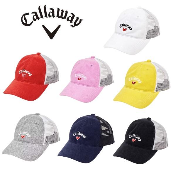 ■商品情報LOVE CALLAWAYのアイコン刺繍を施したポニーテールメッシュキャップ。後方のパネルのお好みの高さから髪の毛を出すことができ、可愛らしさだけでなく実用性にも優れたキャップです。春夏の爽やかなイメージにぴったりのパイル素材を採...