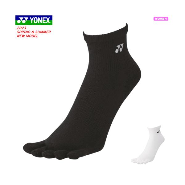 YONEX ヨネックス ソックス■サイズ：22〜25cm■カラー：(007)ブラック(011)ホワイト■素材：綿53%、アクリル23％、ナイロン19%、ポリエステル3%、ポリウレタン2%■機能：エルゴファイブ、直角型、抗菌防臭