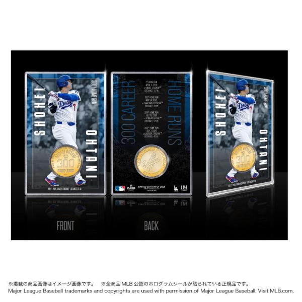 MADE IN THE USAThe Highland Mint 社製サイズ:約10.2ｘ15.2cmコイン:約φ3.9cm ブロンズ※全商品MLB公認のホログラムシールが貼られている正規品です※商品のデザインは300本塁打達成時の画像に差...