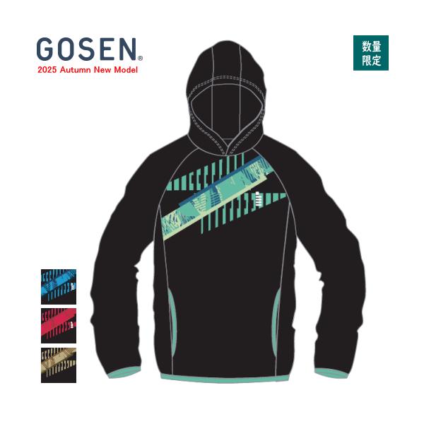 GOSEN ゴーセン 数量限定 ウェア■サイズS.M.L.O■カラー(20)ブルー(27)レッド(40)ミント(64)ブラウン■素材ポリエステル92％、ポリウレタン8%■生産国：中国製