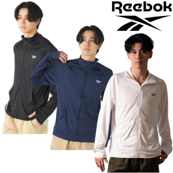 ◆リーボック UV ジャケット 【425-771】◆メンズサイズ・Mサイズ　【身長165-175cm、胸囲88-96cm】・Lサイズ　【身長175-185cm、胸囲96-104cm】・LLサイズ【身長175-185cm、胸囲104-112c...