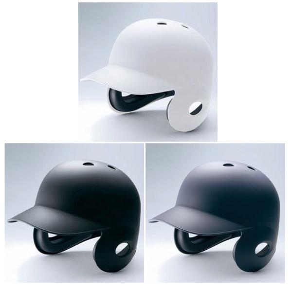 ミズノ 硬式野球ヘルメット(両耳付打者用) つや消しタイプ 1DJHH114※出荷の際は化粧箱なしでの発送となりますので予めご了承ください。※化粧箱なし、4個まで同梱可能です。サイズS（53〜55cm）M（55〜57cm）L（57〜59cm...