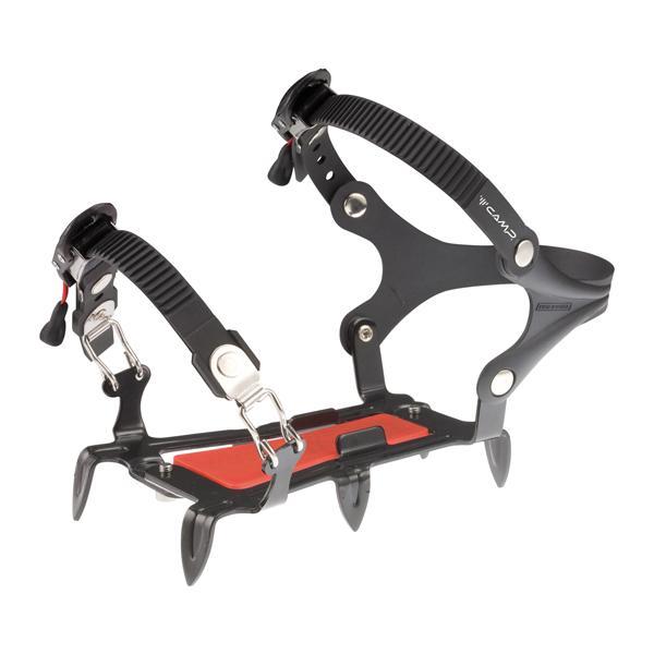 6本爪の軽いクランポンです。https://www.caravan-web.com/product/5065600/https://my.ebook5.net/caravan/campwork2024-2025/ラチェットベルト構造なので装...