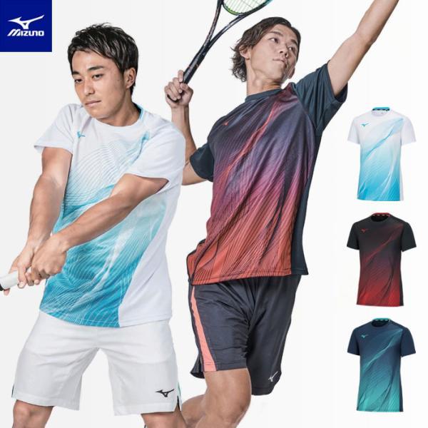 ミズノ ゲームシャツ メンズ レディースサイズ　XS、S、M、L、XL、2XLカラー01：ホワイト09：ブラック14：ドレスネイビーポリエステル100％中国製・スタンダードシルエット・運動時の動きやすさを追求したウエア設計・吸汗速乾 汗を素...
