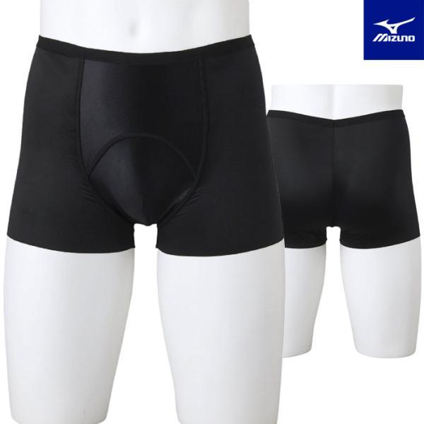ミズノ スイムサポーター メンズ トランクスタイプ水着の下に着用するインナートランクス型スタイルです。サイズ　M、L、XL、2XLカラー　09：ブラック本体：ナイロン70％、ポリウレタン30％バインダー：ナイロン89％、ポリウレタン11％タ...