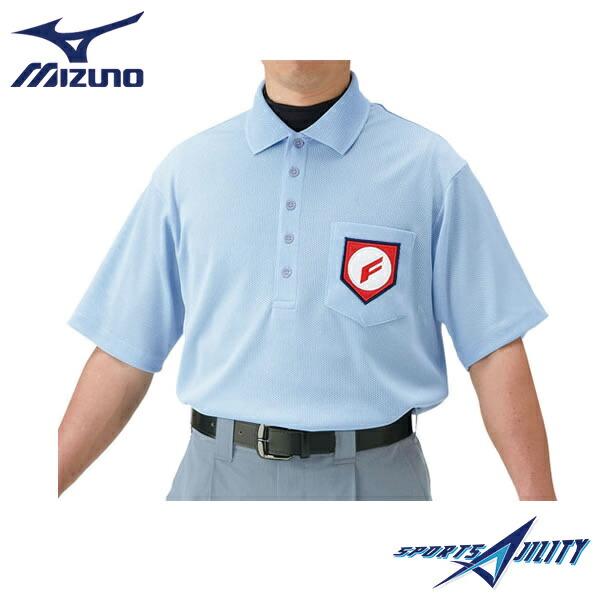 高校野球・ボーイズリーグ審判員用　半袖シャツ（ノーフォーク型）カラー 18：パウダーブルー素材 メッシュ：ポリエステル100％ 日本製・肩部分はノーフォーク仕様で、インサイドプロテクターに対応します。また、通気性に優れたメッシュ素材の採用で...