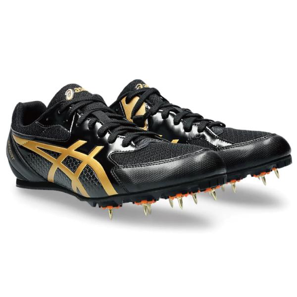 足への負担を軽減させる機能を搭載。多種目に対応した土トラック兼用スパイク。土踏まずの落ち込みに対してサポートパーツを搭載。アッパーは通気性を向上させホールド性と耐久性を高める人工皮革で補強。■対応種目：トラック全般（100m~1500m/ハ...