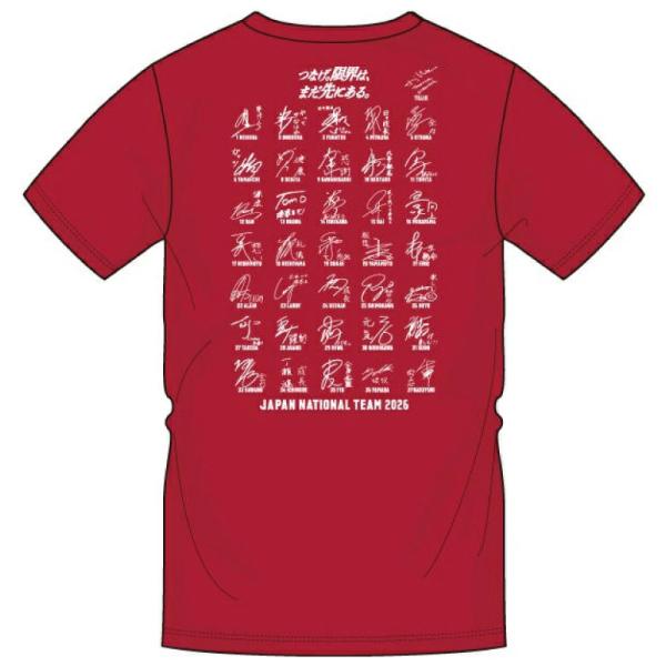 ■メーカー名：asics（アシックス）■品名：バレーボール男子日本代表サインTシャツ■品番：2053A302■カラー：602■サイズ：S〜3XL■素材：ポリエステル100%■2026年度のバレーボール男子日本代表のサインTシャツ。■備考多少...
