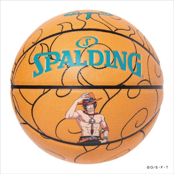 【ONE PIECE × SPALDING】大人気TVアニメ『ONE PIECE』とのスペシャルコラボレーションアイテム。悪魔の実“ヒトヒトの実”デザインの合成皮革素材のバスケットボール。インドア・アウトドア対応■素材：合成皮革■サイズ：7...