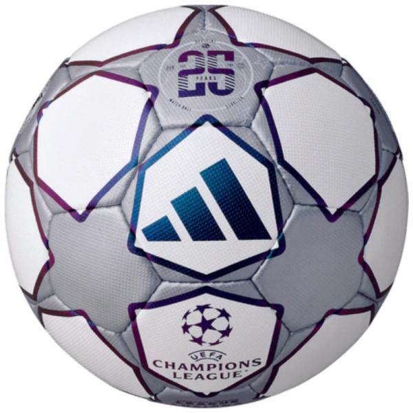 フィナーレの登場から25周年を記念して、UEFAチャンピオンズリーグ00-01シーズンのボールデザインからインスピレーションを受けたアニバーサリーモデル■サイズ：5号球■重量：約430g■素材：人工皮革■製法：手縫い※プラスチックごみ削減の...