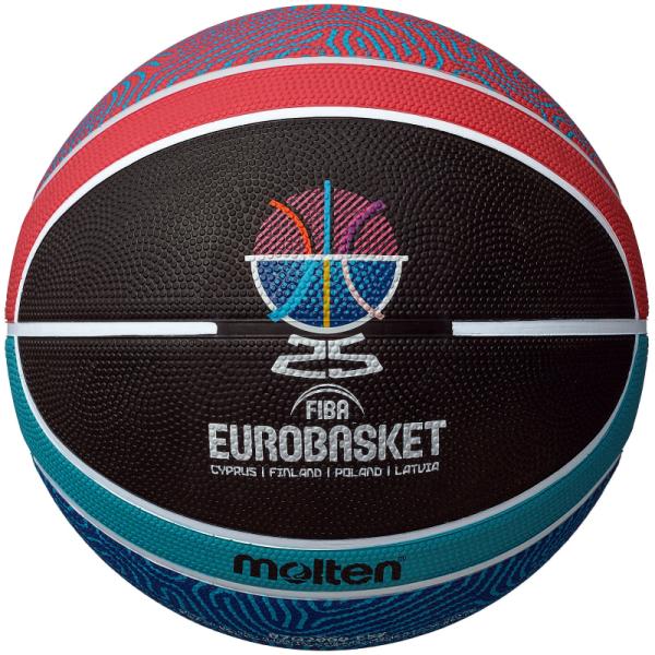 FIBA EuroBasket 2025 限定デザインの公式試合球レプリカ■素材：ゴム■サイズ：7号球◆お客様へ◆当店の在庫は店頭含む複数店舗で共有している為、ご注文商品の在庫を確保できない場合がございます。 また、展示をされた商品の場合も...