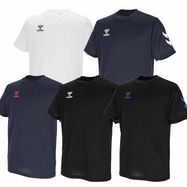 ■メーカー：hummel（ヒュンメル）■品名：ワンポイントＴシャツ■品番：HAY2139■カラー(10)ホワイト(71)ネイビー/(7124)ネイビーピンク/(90)ブラック/(90669)ブラックブルー■サイズＭ/Ｌ/Ｏ■素材：ポリエステ...