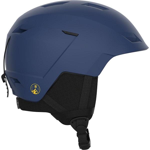 SALOMON/サロモン品名：PIONEER LT JR品番：L47258400Color：Estate BlueSize：JRS:53-56、JRM:56-59■ジュニアスキーヤーに完璧にフィットする、スタイリッシュでスポーティーなヘルメ...