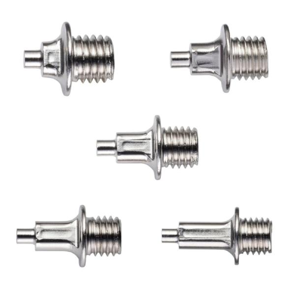 トラックから受ける反発力を走りに生かす二段平行タイプ■サイズ：5mm（長距離用・3000m障害用）7mm（中距離用）8、9mm（短距離・走幅跳・三段飛用）■カラー：シルバー■仕様：ネジサイズ/5mm■詳細：替ピン/18本■使用上の注意：ご使...