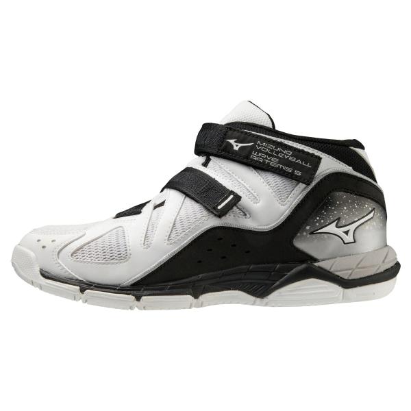 ■メーカー名：MIZUNO（ミズノ）■品名：ウェーブ アルテミス ５ WIDE■品番：V1GC225857■カラー：ホワイト×ブラック■甲材：合成繊維×人工皮革■底材：合成底（ノンマーキングソール）■質量：約280g（24.0ｃｍ片方）■シ...