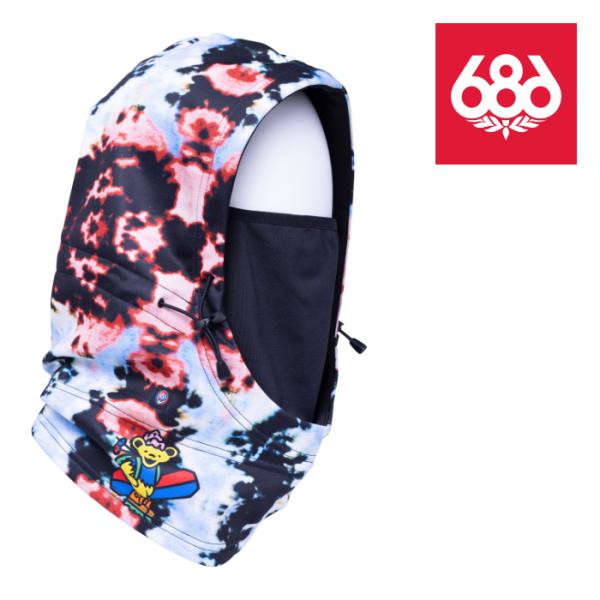 日本正規品 シックスエイトシックス フードウォーマー 23-24 686 PATRIOT BONDED HOOD Grateful Dead Nebula Tie Dye M2WFMSK01 フェイスマスク スノーボード スキー 爆買